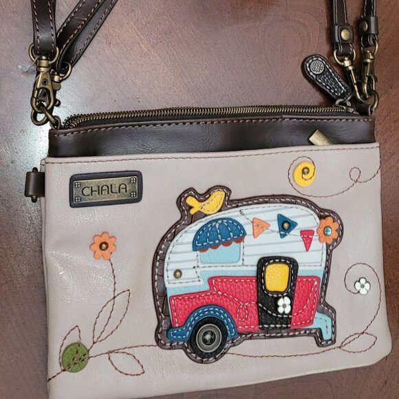 Chala | Bags | Chala Camper Mini Crossbody Purse Bag Travel Camping ...